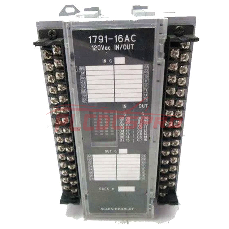 Allen-Bradley 1791-16AC I/O Module, Block I/O, 32 Channel, 16 Input/16
