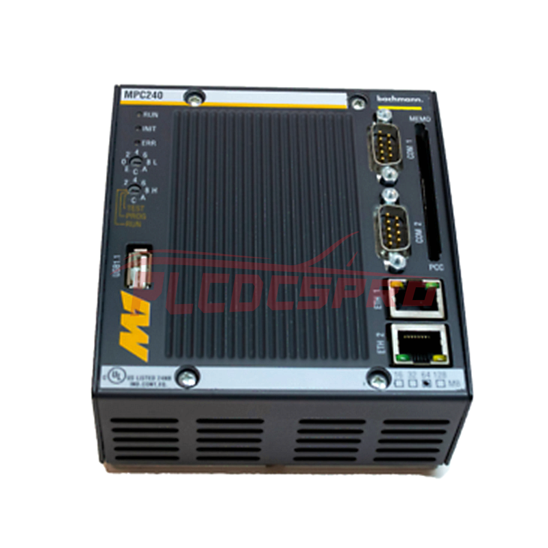 Bachmann MPC240 CPU İşlemci Modülü 64MB