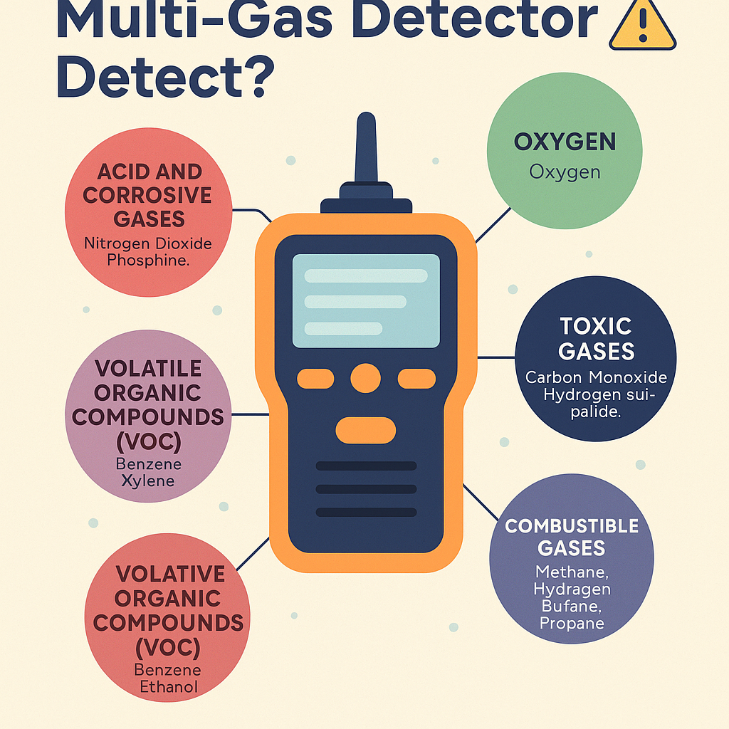 O que um Detector Multi-Gás Pode Detectar? Aqui Está o Que Você Precis ...
