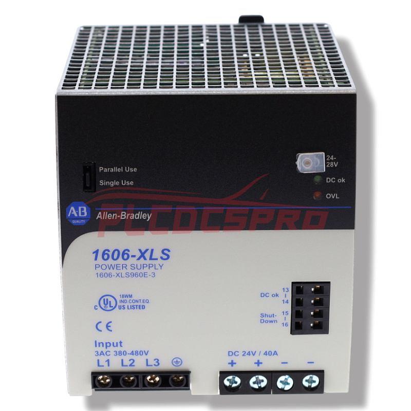 AB Allen Bradley 1606-XLS960E-3 Power Supply 3-Phase 24V 40A 960W