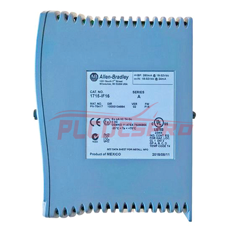 Allen Bradley 1715-IF16 Yedekli Giriş/Çıkış 16 Noktalı Analog Giriş Mo