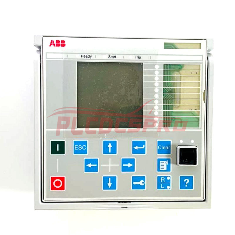 ABB RED615 DIS0012 LHMI Large Iec Aluminium Front PN.2RCA025340A0001