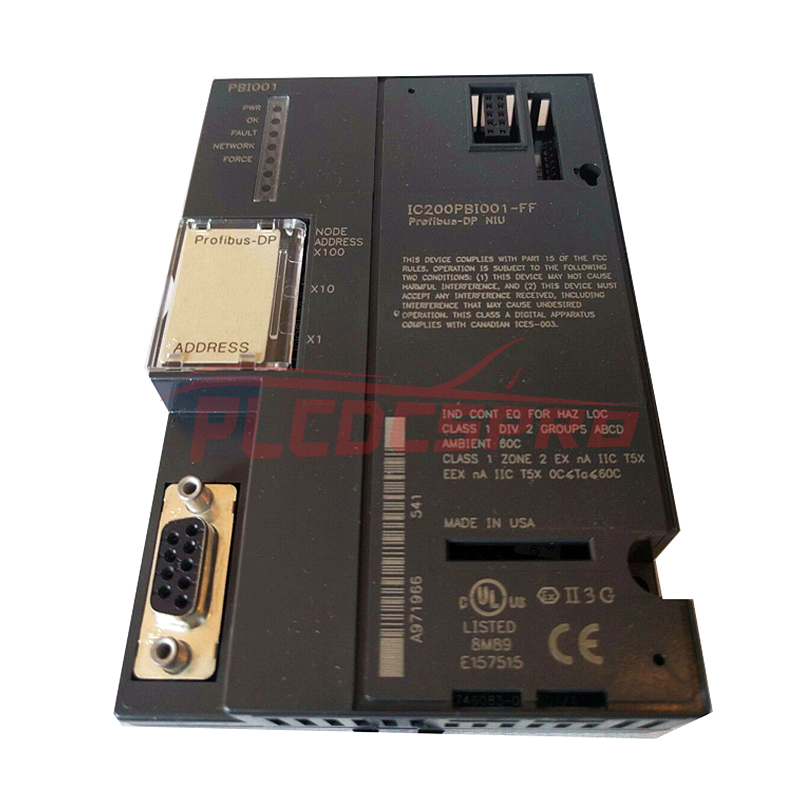 Emerosn GE Fanuc IC200PBI001 Network Interface Unit