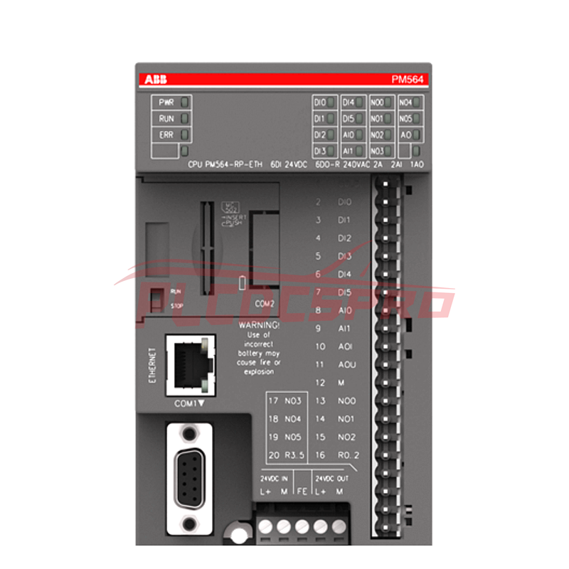 Módulo Controlador Programable ABB PM564-TP-ETH Serie AC500