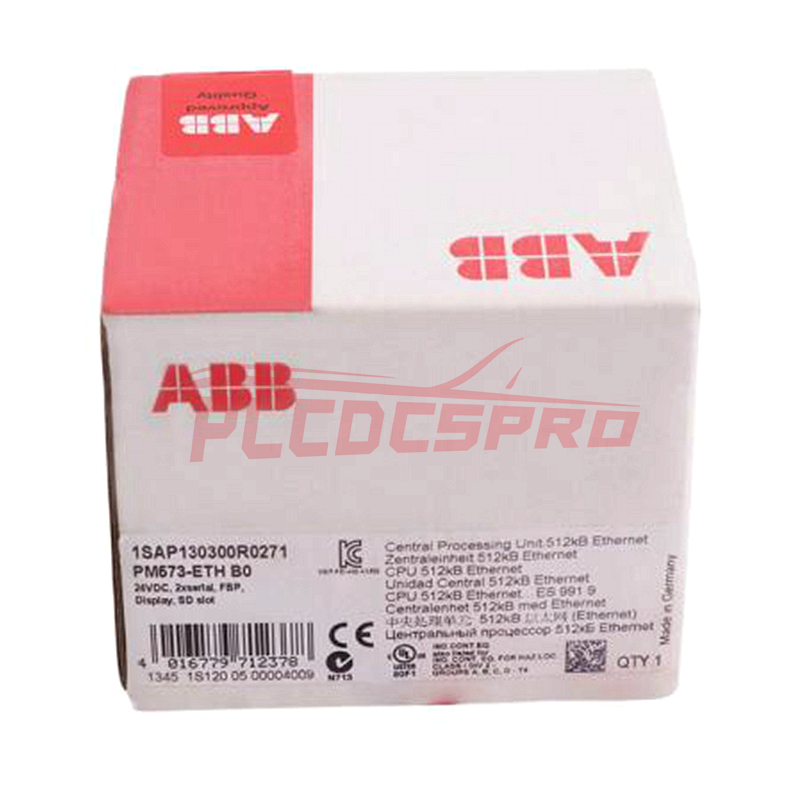 ABB AC500 Series PM573-ETH 3ABD00029564 CPU Processor Module