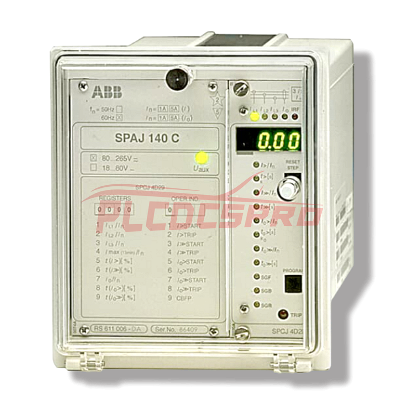 SPAJ140C | ABB SPAJ 140 C Aşırı Akım ve Toprak Hatası Rölesi
